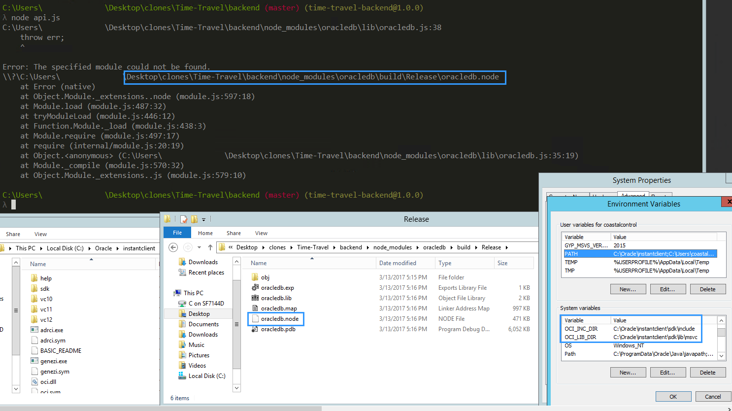 The Specified Module Could Not Be Found Oracledbnode · Issue 651 · Oraclenode Oracledb · Github