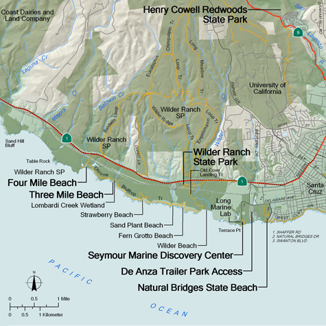 Map Of Ca Sea Cliff